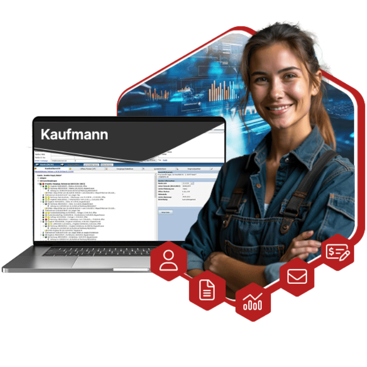 Kaufmann – bewährte kaufmännische Handwerkersoftware, ETU Software GmbH